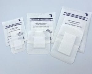 Bordered Gauze Wound Dressing 4x4 (30 ct.) | BODYARMOR MEDICAL SUPPLIES