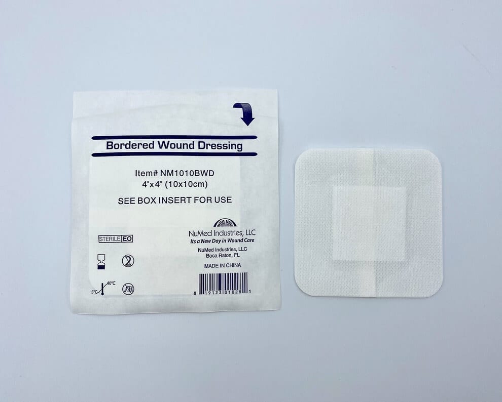 Bordered Gauze Wound Dressing 4x4 (30 ct.) | BODYARMOR MEDICAL SUPPLIES