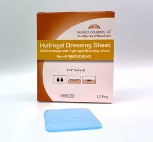 Hydrogel Dressing 2x2 (12 ct.) | BODYARMOR MEDICAL SUPPLIES