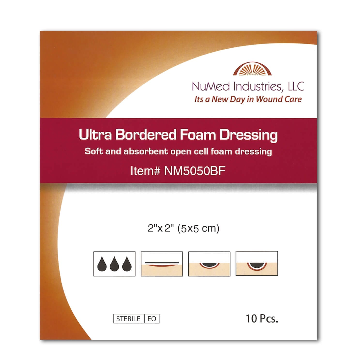Ultra Foam Dressing 4x4 (25 ct.) | BODYARMOR MEDICAL SUPPLIES